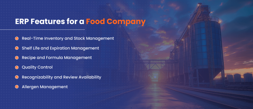 ERP for Food Industry - Safe & Profitable with Powerful ERP